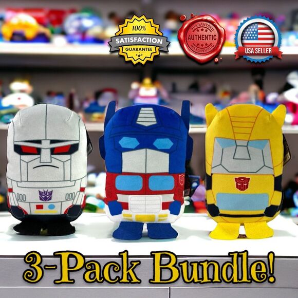 Hasbro | Toys | 3pack Genuine Pod Pals Transformers Plush Bumblebee ...